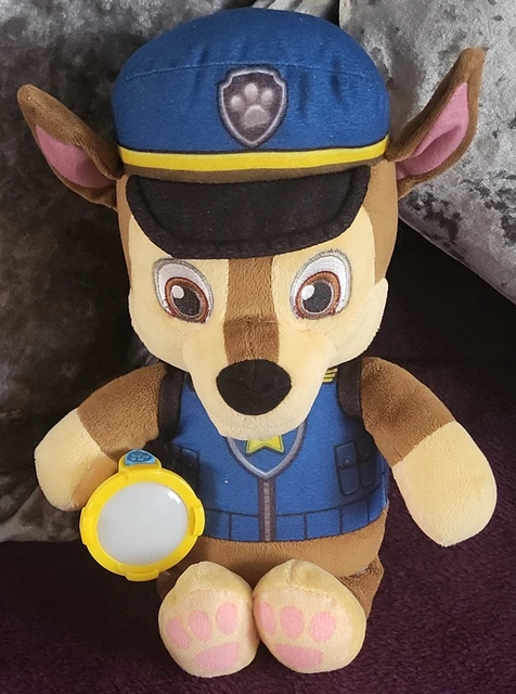 PAW PATROL SNUGGLE Up Chase 15" Plush With Flashlight and Sounds. £6.51 ...