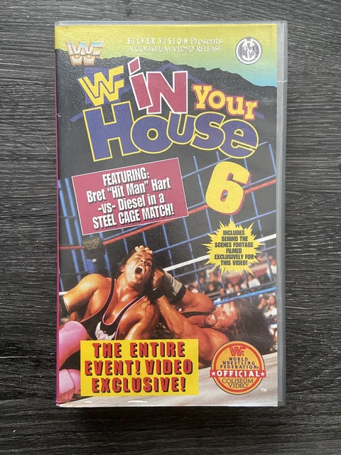 WWF IN YOUR House 6 VHS Silver Vision Vintage Video WWE Classics Retro ...