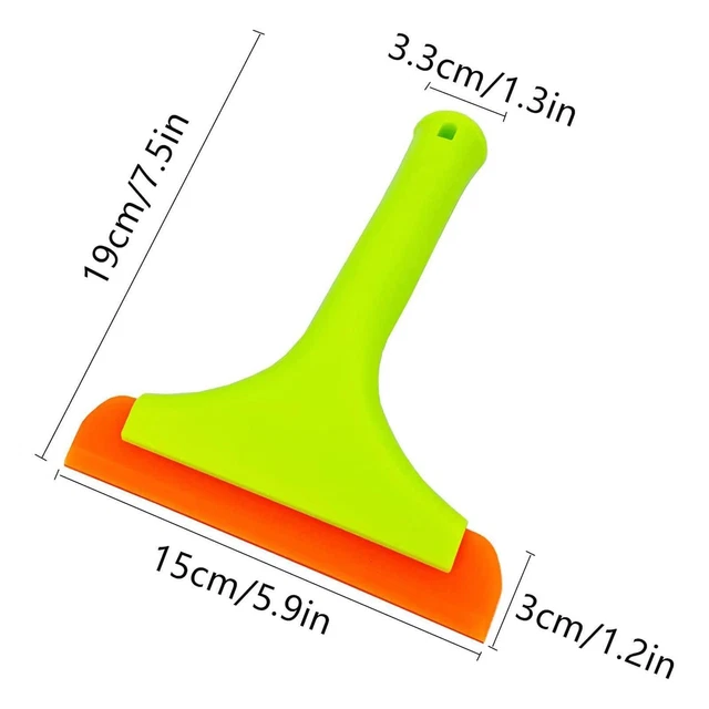 NEW LONG HANDLE Super Flexible Silicone Squeegee Water Squeegees Shower HOTS $9.16 - PicClick AU