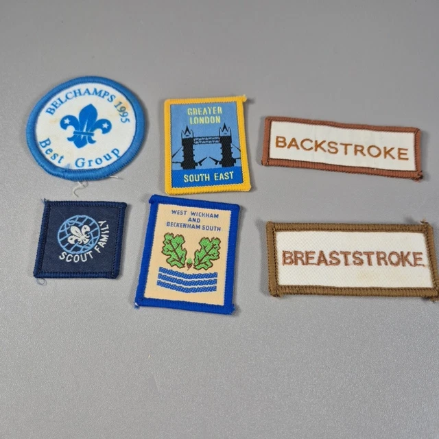 VINTAGE SCOUTS Cloth Fabric Badge Bundle Boy Scouts Unused £4.99 ...