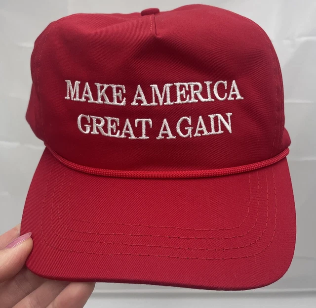 OFFICIAL ORIGINAL TRUMP Red Maga Hat Make America Great Again Cali Fame ...