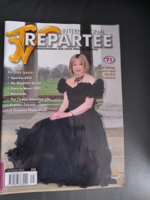 TV REPARTEE INTERNATIONAL Issue71. Transvestite lifestyle magazine £9. ...