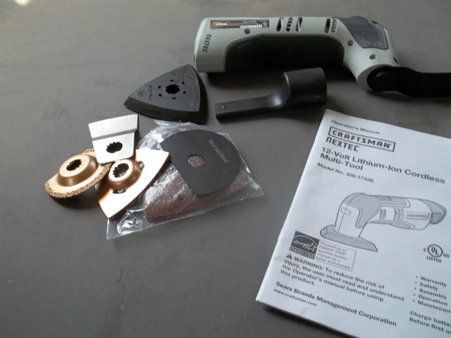 USED CRAFTSMAN 12 volt nextec multi-tool $25.00 - PicClick