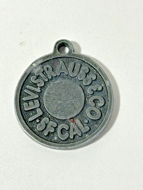 VINTAGE LEVIS STRAUSS & Co SF Cal Medallion Series Pendant Key Chain ...