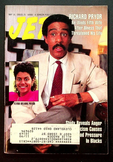 VINTAGE JET MAGAZINE May 14 1990 Richard Pryor African American Black ...