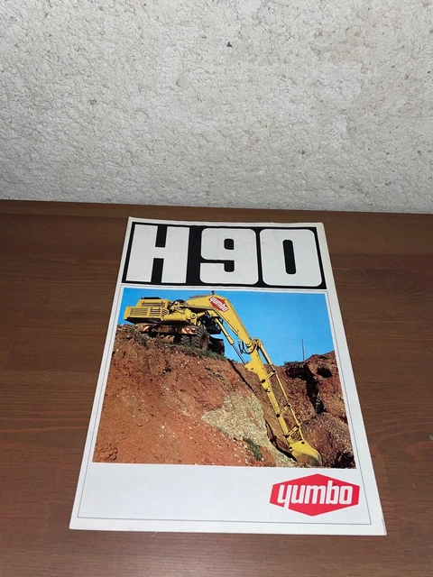 BROCHURE PROSPEKT PROSPECTUS PELLE YUMBO Y90 tracteur-poclain-liebherr ...