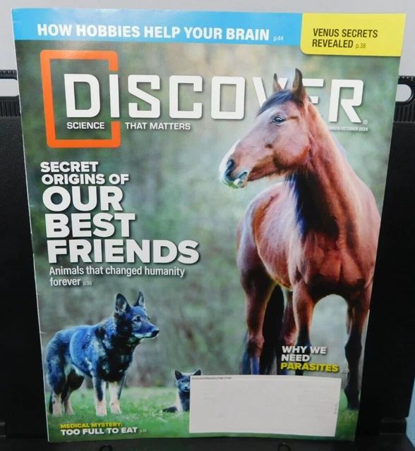 DISCOVER MAGAZINE ~ September / October 2024 -- Best Animal Friends in ...