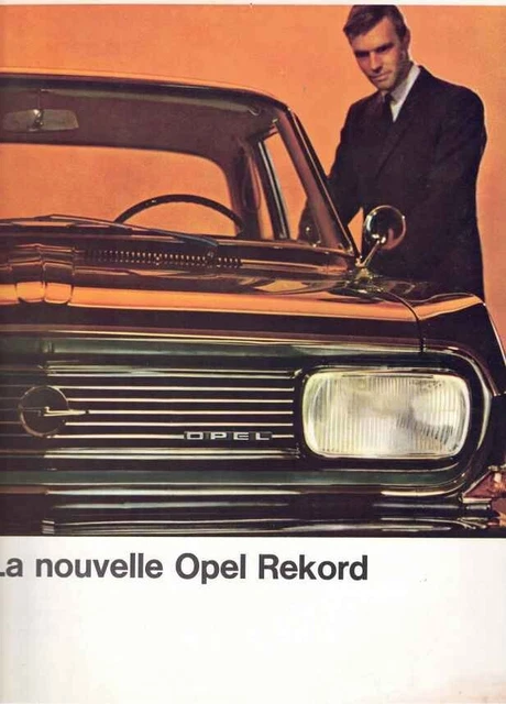 CATALOGUE BROCHURE OPEL Rekord 1965 France EUR 17,00 - PicClick FR
