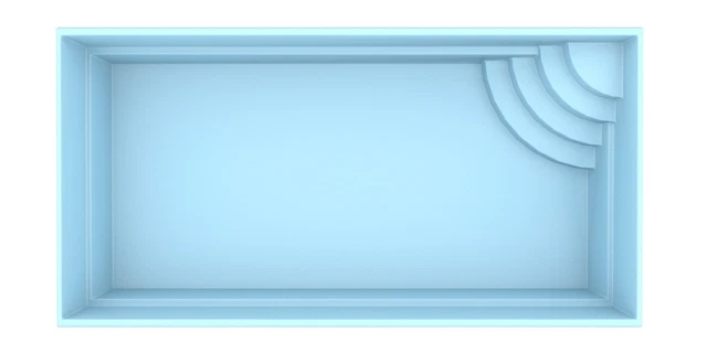 GFK POOL, EINBAUBECKEN, Pools, Swimmingpool, GFK Schwimmbecken 7x3,5x1 ...