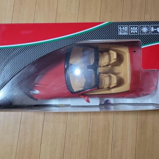 MJX RC 1:10 Red Ferrari 2-seater Unopened but box has damage from China ...