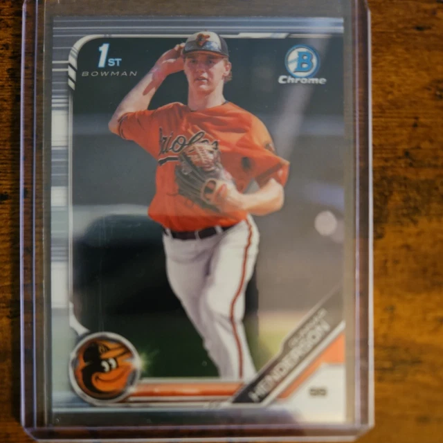 2019 1ST BOWMAN Cromato Gunnar Henderson Baltimora Orioles #BDC-22 EUR 9,71 - PicClick IT