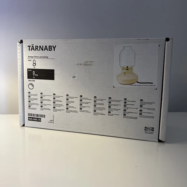 NEW BRANDED IKEA TARNABY Dimmable Table Lamp Anthracite Traditional ...