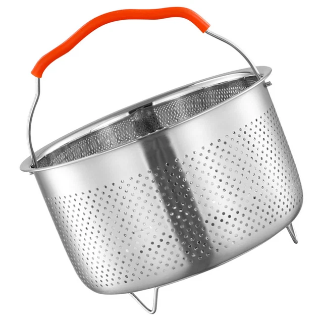 VEGETABLE STEAMER BASKET Baskets Rack for Rice Cooker Cooking Pan -in £ ...