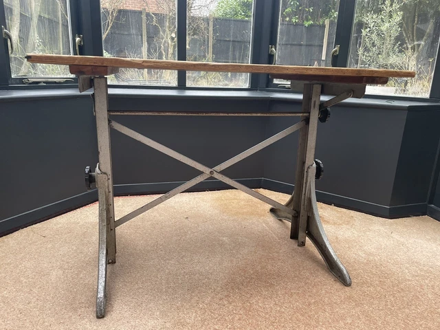 RARE ADMEL ARCHITECT Table 1960s Architectural Drawing Table Industrial ...