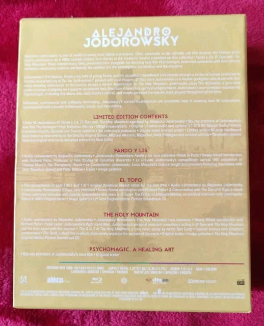 ALEJANDRO JODOROWSKY COLLECTION Blu Ray Limited Edition Boxset Poster ...