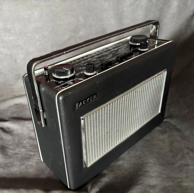 VINTAGE HACKER SOVEREIGN II Radio RP25A Working On FM. Spares or Repair ...