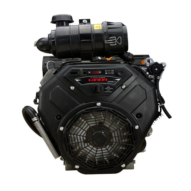 LONCIN 32 HP Twin Engine 4 Stroke Air Cooled Petrol Engine Electric ...