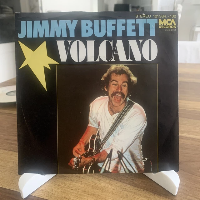 7“-SINGLE JIMMY BUFFETT - VOLCANO / STRANDED ON (1979) Germany Press ...