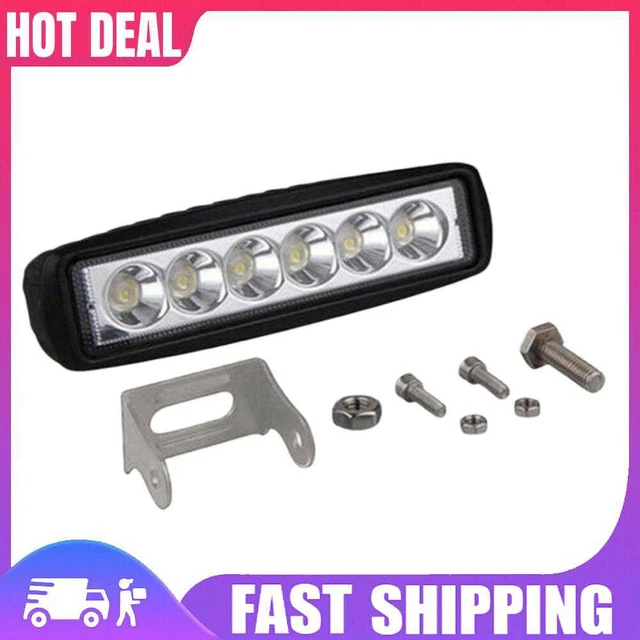 DC 12V BAR Flood Spot Light 18W Car Driving Lamp IP68 Waterproof for ...