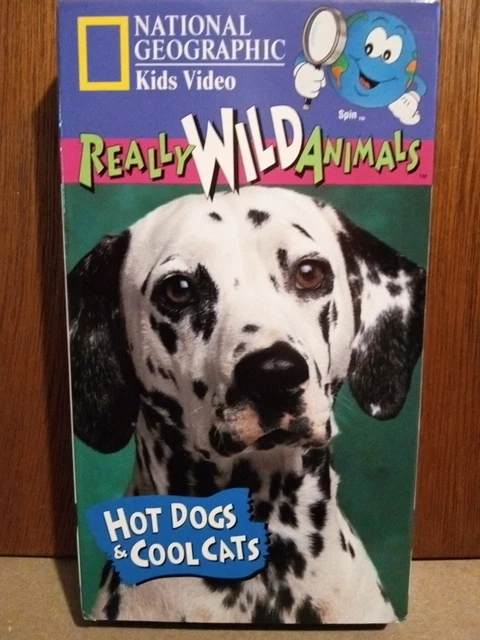VHS NATIONAL GEOGRAPHIC Kids Really Wild Animals Hot Dogs & Cool Cats ...
