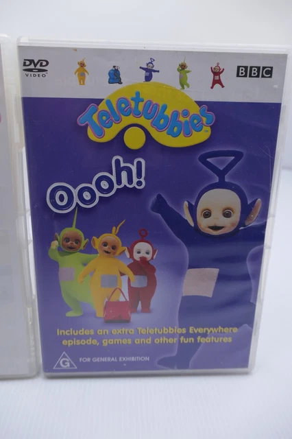 X2 TELETUBBIES DVD Meet the Teletubbies 2004 & Oooh! 2003 PAL Reg 4 BBC ...