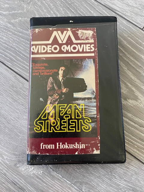 MEAN STREETS PRE Cert VHS video RARE HOKUSHIN X Ex Rental £9.99 ...