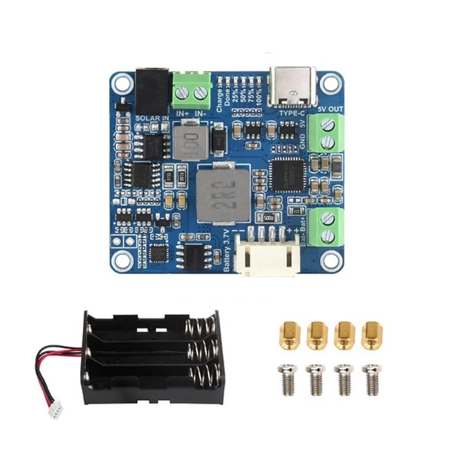 SOLAR POWER MANAGER Module Charge Li-Battery 5V3A For-Arduino/Raspberry ...