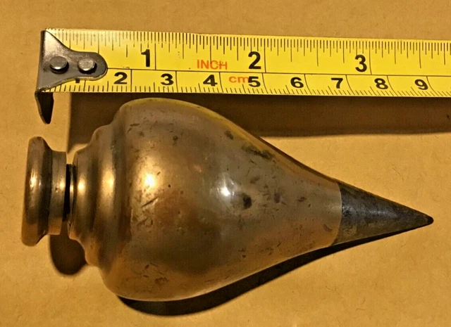 ANTIQUE BRASS PLUMB Bob - Weighs 1Lb In Weight. £3.99 - PicClick UK