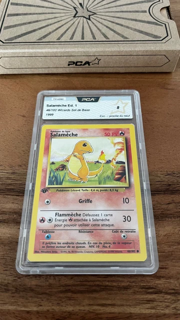CARTE POKÉMON SALAMÈCHE 46/102 Set de Base Wizards Edition 1 PCA 8 EUR ...