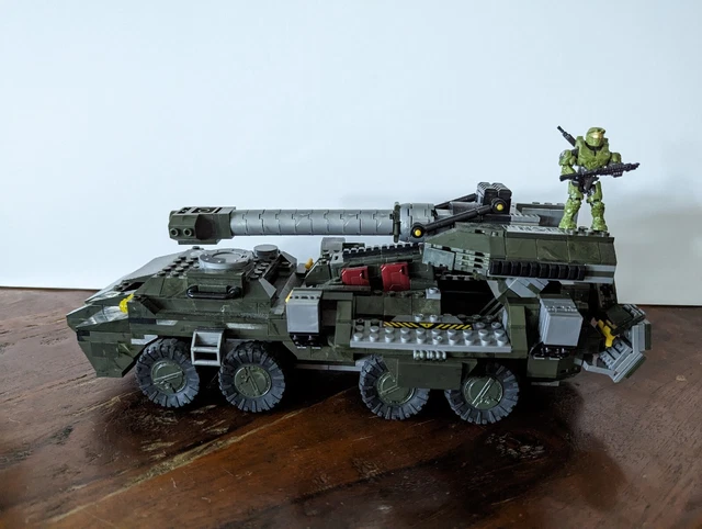 MEGA BLOKS HALO UNSC Kodiak Siege Cannon Mega Construx - Spartan Alice ...