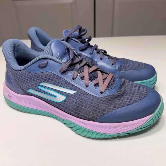 SKECHERS VIPER COURT Pro Pickleball Shoes Arch Fit Goodyear Blue Womens ...