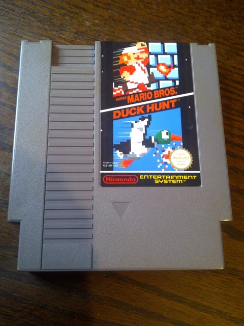 NINTENDO NES GAME Super Mario Bros/Duck Hunt . PAL A Video Game-cart ...