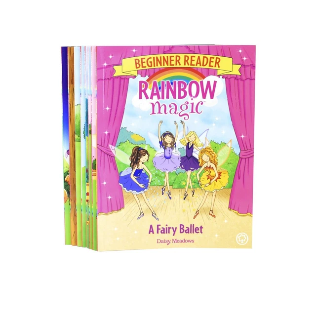 RAINBOW MAGIC BEGINNER Readers by Daisy Meadows 8 Books Set - Ages - 3 ...