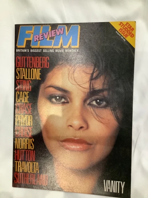 FILM REVIEW MAGAZINE August 1985 - Vanity COVER £2.98 - PicClick UK