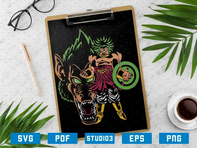 BROLY SVG, SUPER saiyan Svg, Dragon Ball svg £1.62 - PicClick UK