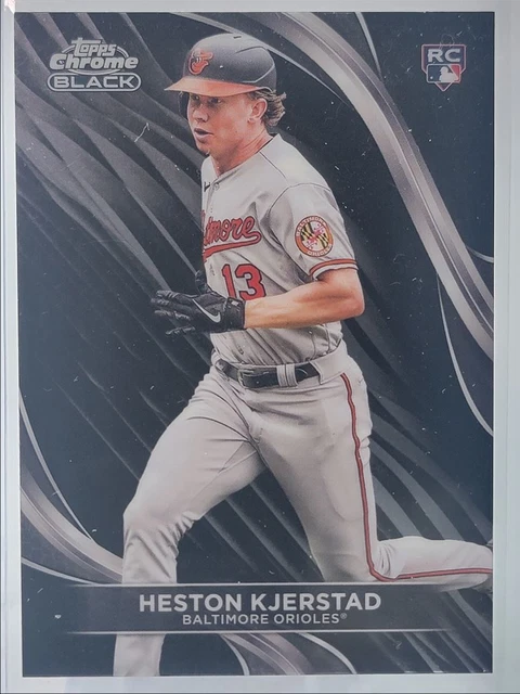 HESTON KJERSTAD 2024 Topps Chrome Noir Baseball Rookie Rc Q2422 EUR 0 ...