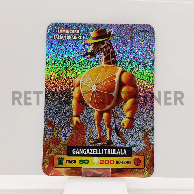 LAMINCARD ITALIAN BRAINROT DIRAMIX Cards 2025 - HOLO 148 Gangazelli ...
