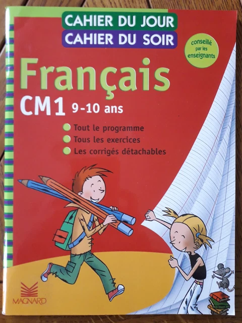 CAHIER DU JOUR, cahier du soir Français CM1 EUR 3,00 - PicClick FR