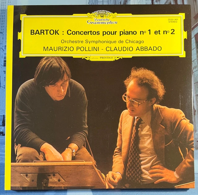BARTOK : CONCERTOS Piano, Pollini, Abbado LP 33 rpm DEUTSCHE GRAMMOPHON ...