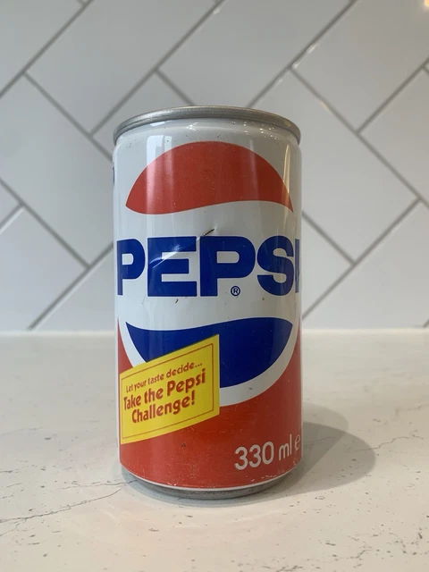 VINTAGE RETRO 1980S 1987 Empty Pepsi Cola Drink Can Collectabke Prop £ ...