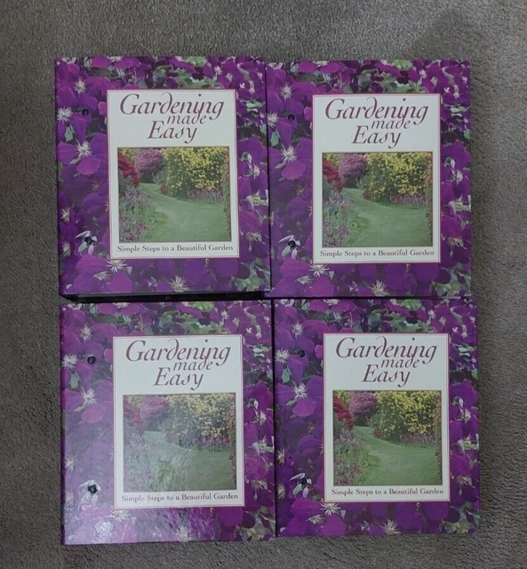 GARDENING MADE EASY Binder Step-by-Step Guide....4 Binders VG EUR 34,94 ...