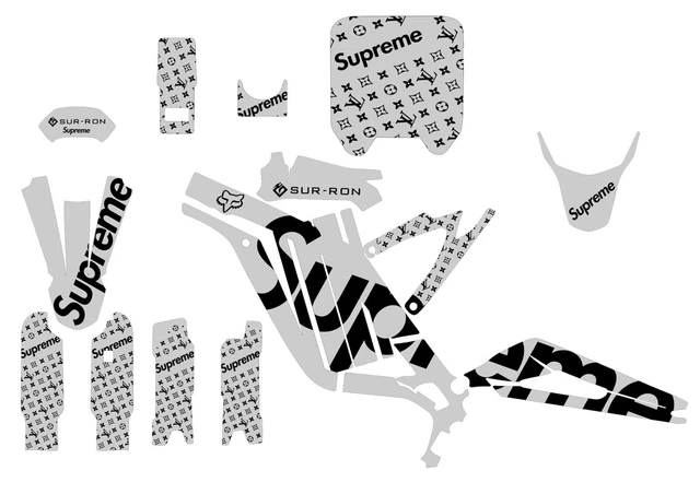 STICKER KIT FOR Surron, Sur-ron Graphics, Sur ron sticker kit decals ...