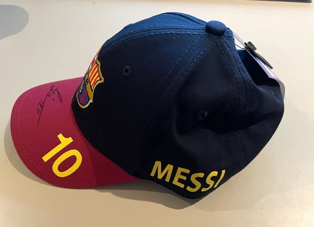 LIONEL MESSI SIGNED FC Barcelona Football Club Cap with COA £136.00 ...