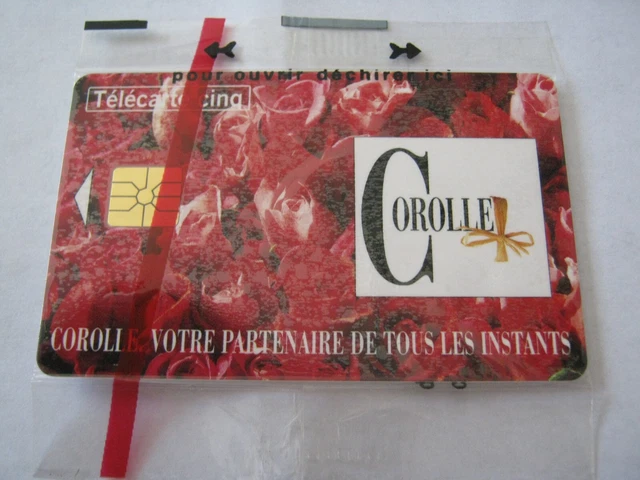 NSB TÉLÉCARTE GN106A COROLLE FLEURS double logo MORENO n° B52015001 ...