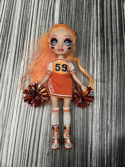RAINBOW HIGH CHEER Poppy Rowan Orange Fashion Doll with Cheerleader ...