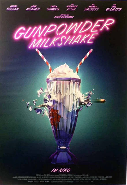 GUNPOWDER MILKSHAKE - Karen Gillan - Freya Allan - Filmposter 37x53cm ...