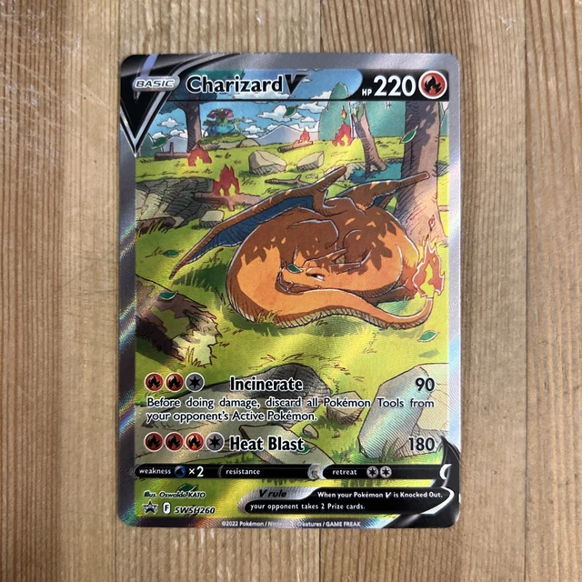 CHARIZARD V SWSH260 - Alternate Art Ultra Premium Collection Promo ...