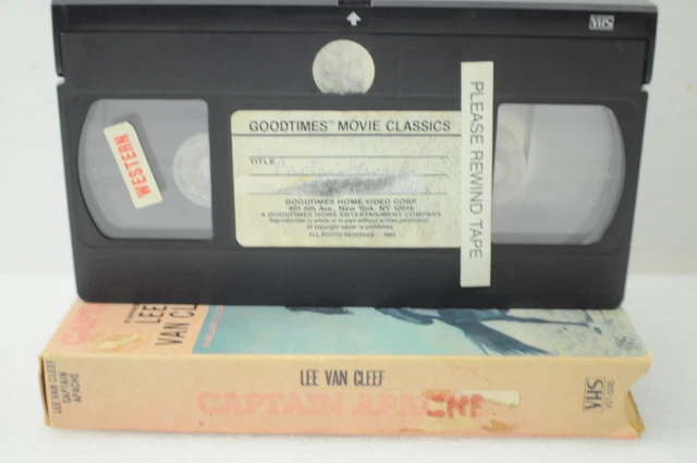 CAPTAIN APACHE FILM VHS Lee Van Cleef EUR 7,78 - PicClick FR