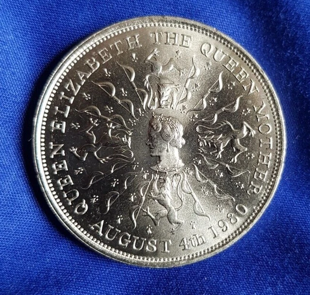 1980 QUEEN ELIZABETH The Queen Mother 80th Birthday Medallion EUR 2,32 ...