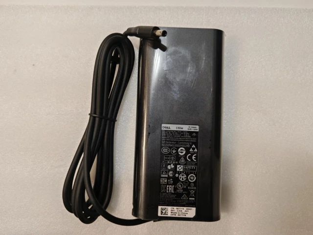 GENUINE DELL 130W 20V 6.5A 4.5mm/3mm Slim Pin Adapter Charger UK £38.99 ...